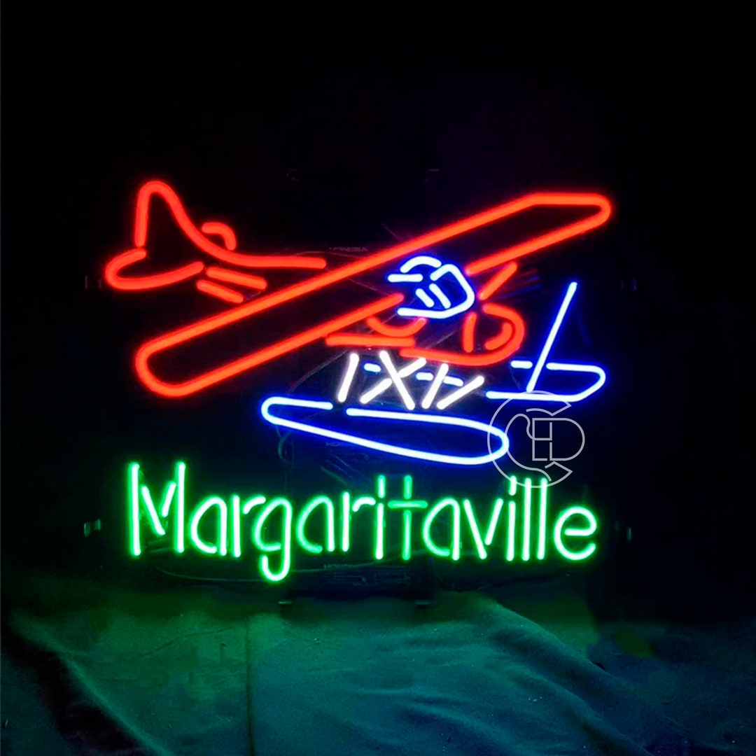 Margaritaville Real Glass Neon Sign Light Gifts Personalized Gifts ...