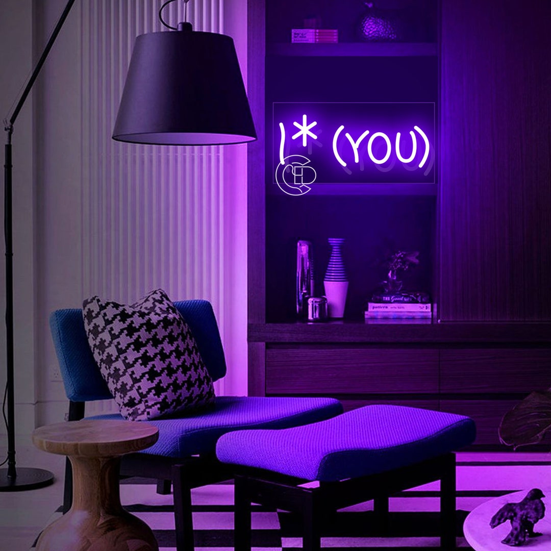 I You Handmade Custom LED Neon Lights Sign Personalized Gifts Artwork ...