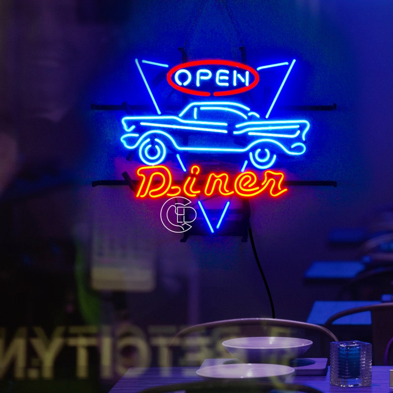 Diner Neon Sign - Etsy