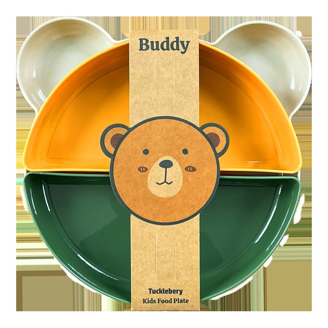 Baby Feeding Plate Set | 1 Teddy Bear Plate + 4 Bowls | Dinnerware Set ...