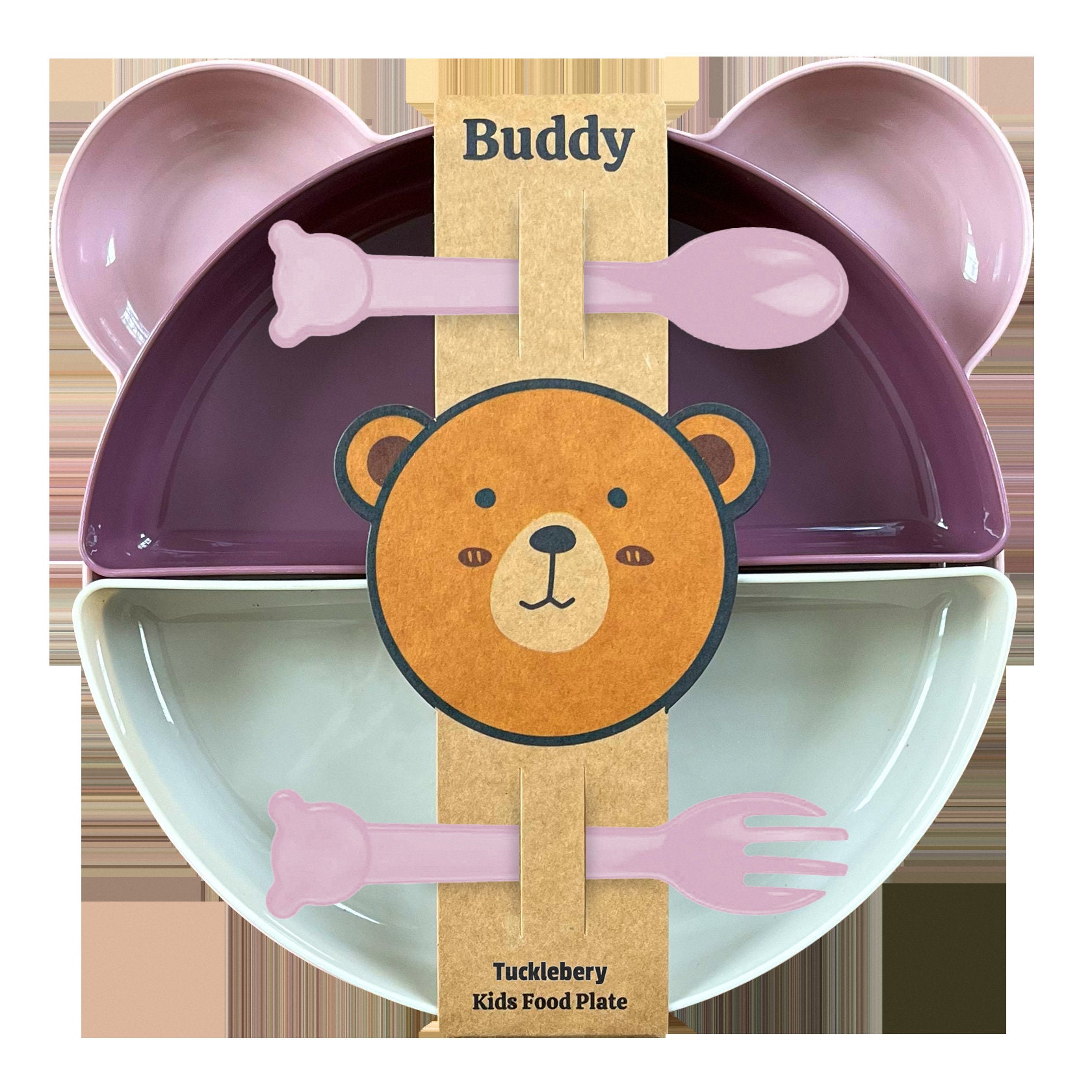 Baby Feeding Plate Set 1 Teddy Bear Plate 4 Bowls Cutlery Dinnerware ...
