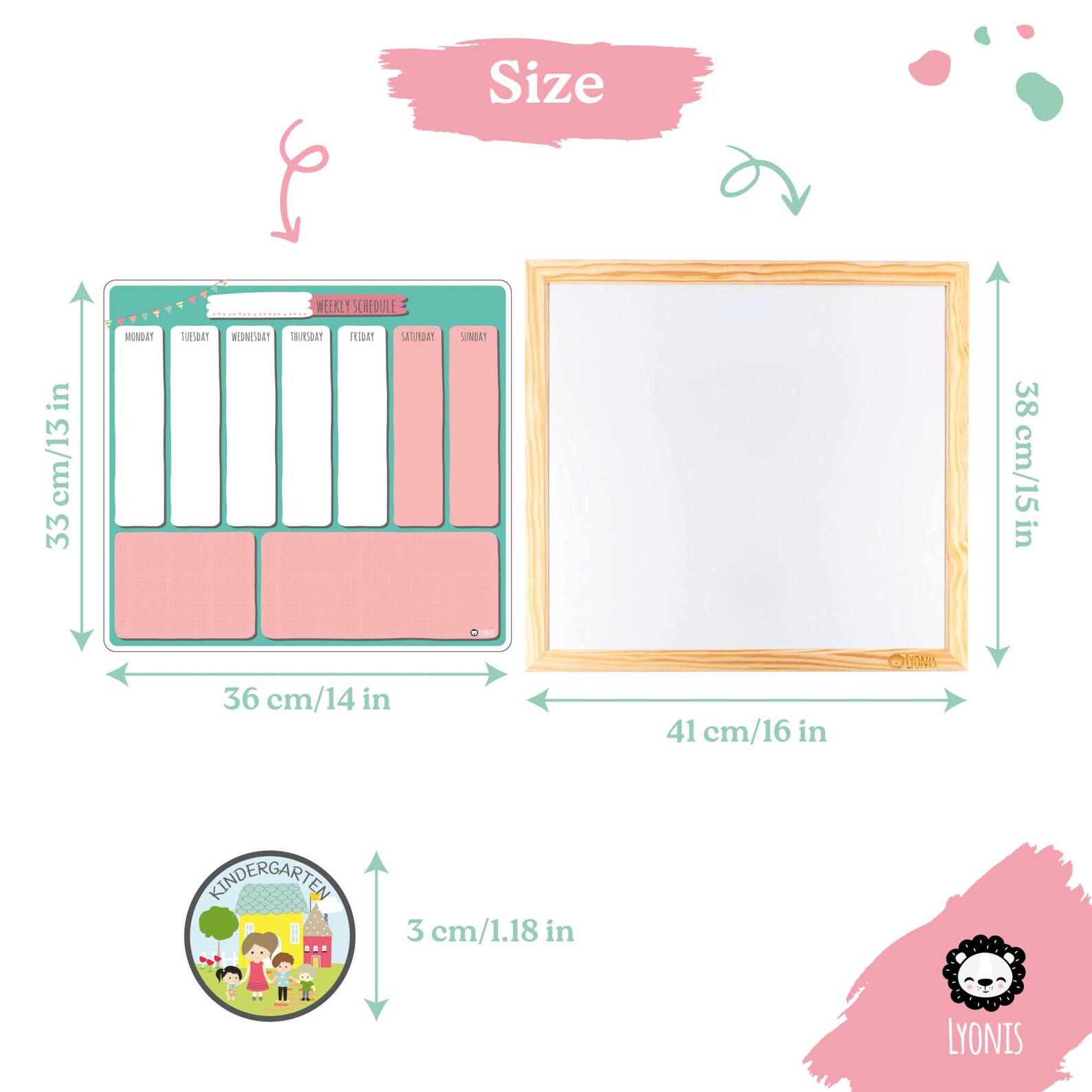 Magnetic, Weekly Planner for Preschool Children, Montessori, With ...