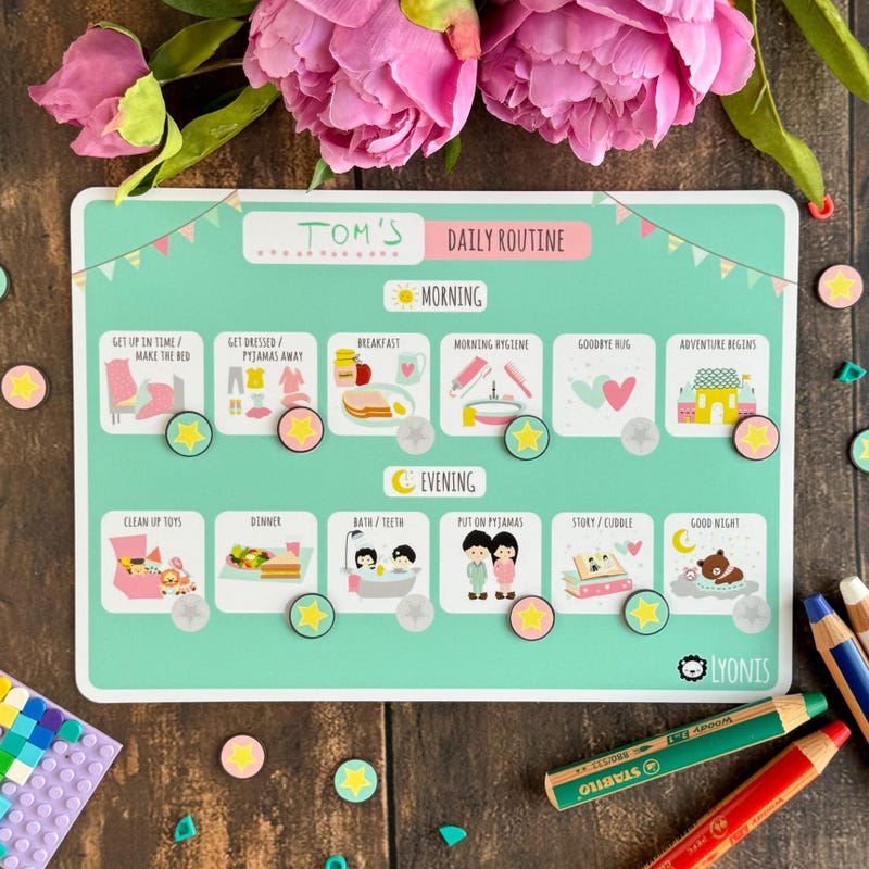 Adhd Visual Schedule - Etsy