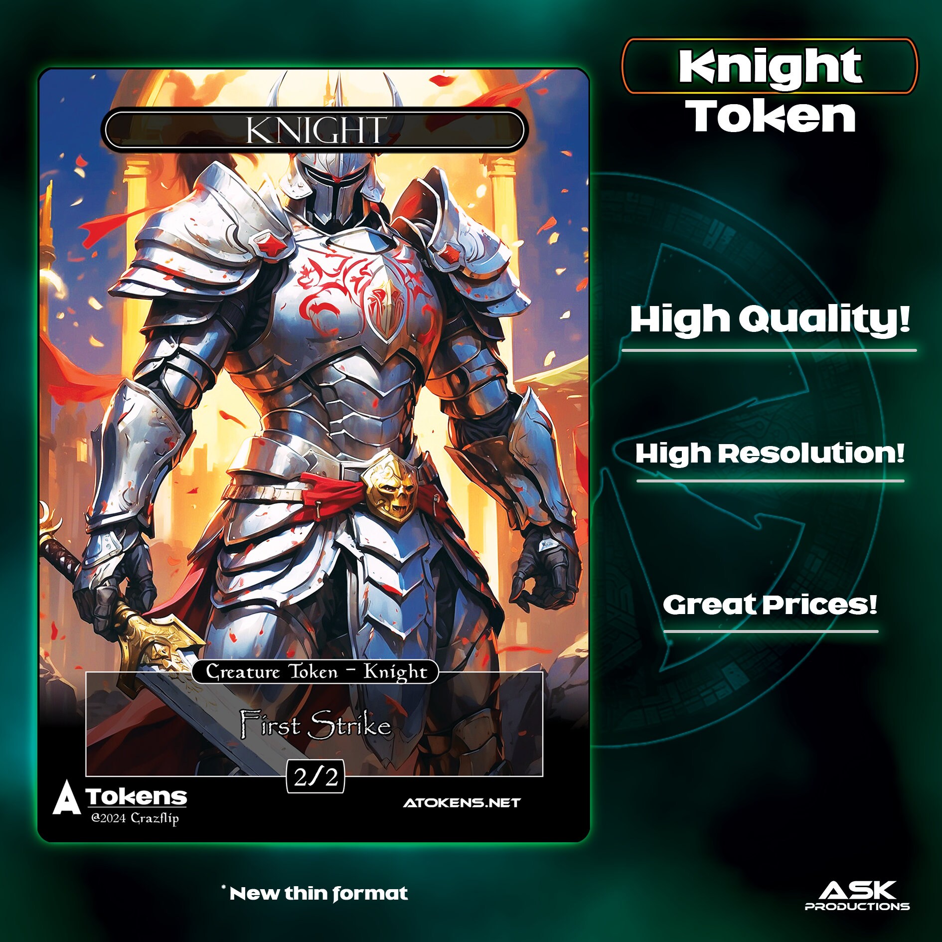 Alternative Tokens White Knight Arrival Celebration - Etsy