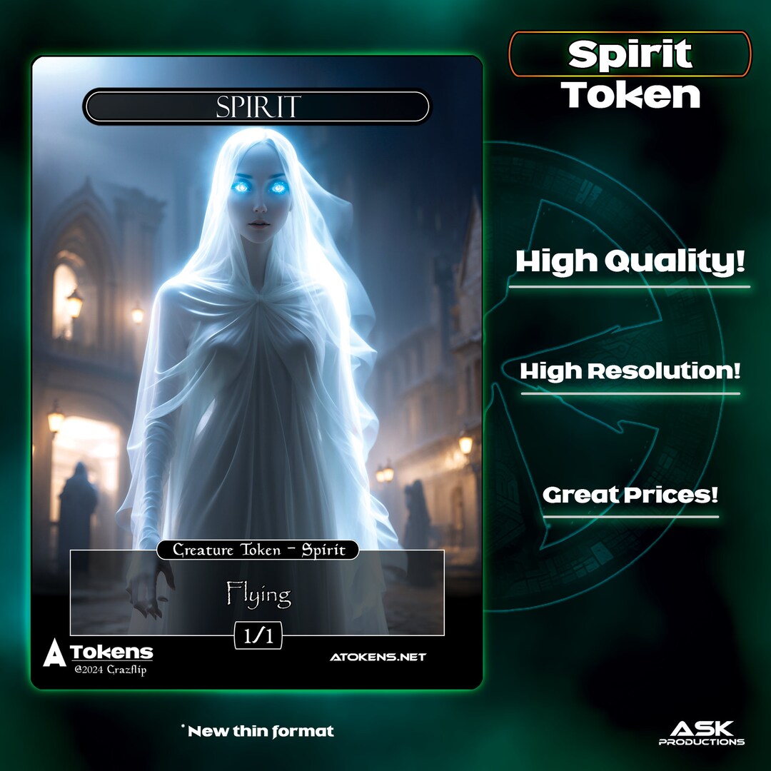 Alternative Tokens White Spirit Ghostly Passage - Etsy