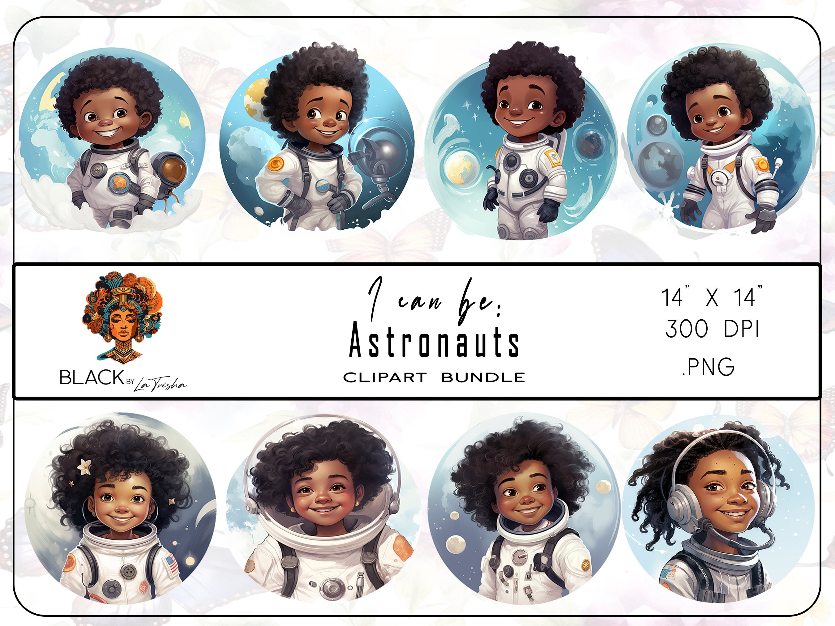 Astronaut Classroom Clipart Bundle Perfect for Bulletin Boards ...