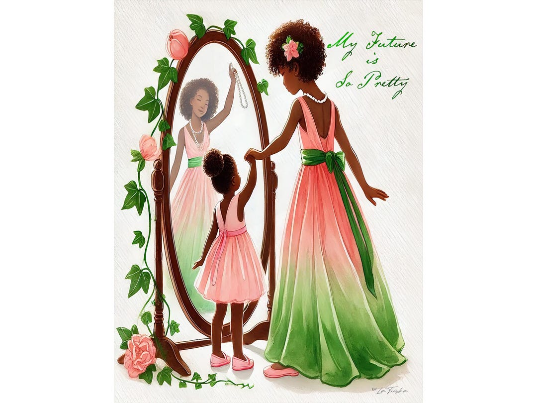 My Future is so Pretty Future AKA Printable Wall Art African American ...