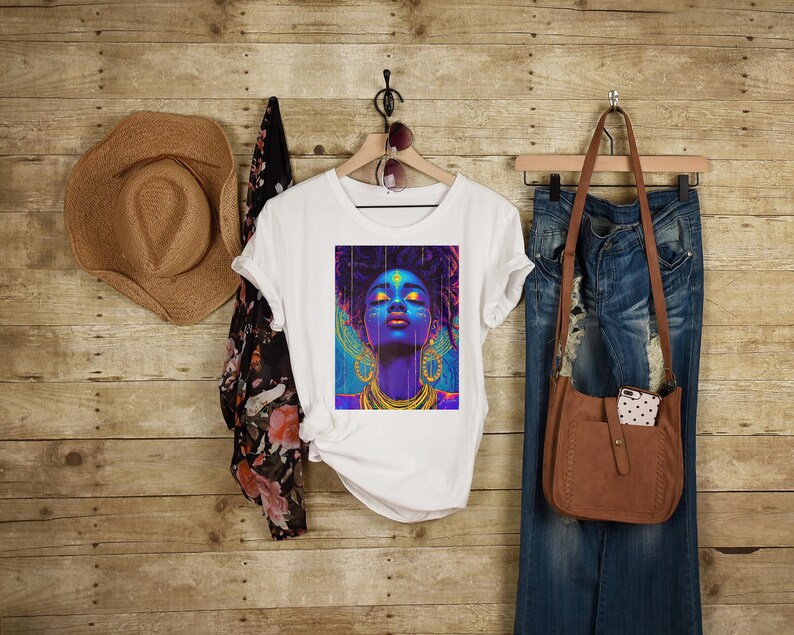 Black Woman Portrait: Spiritual Third Eye Art (digital Art Print) - Etsy