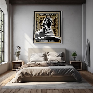 Alpha Phi Alpha Fraternity Sphinx 1- Printable Wall Art | Digital Print ...