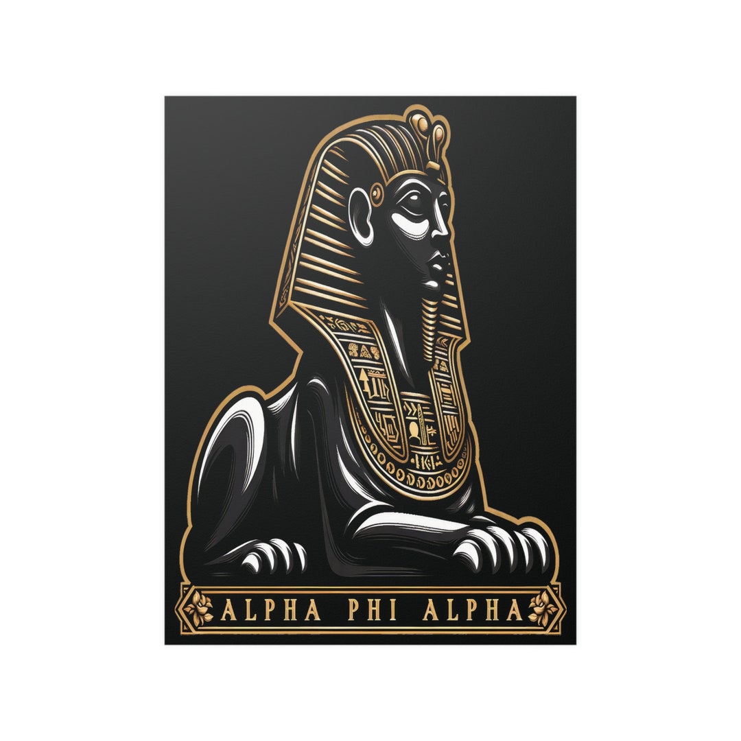 Alpha Phi Alpha Fraternity Sphinx- Printable Wall Art | Digital Print ...