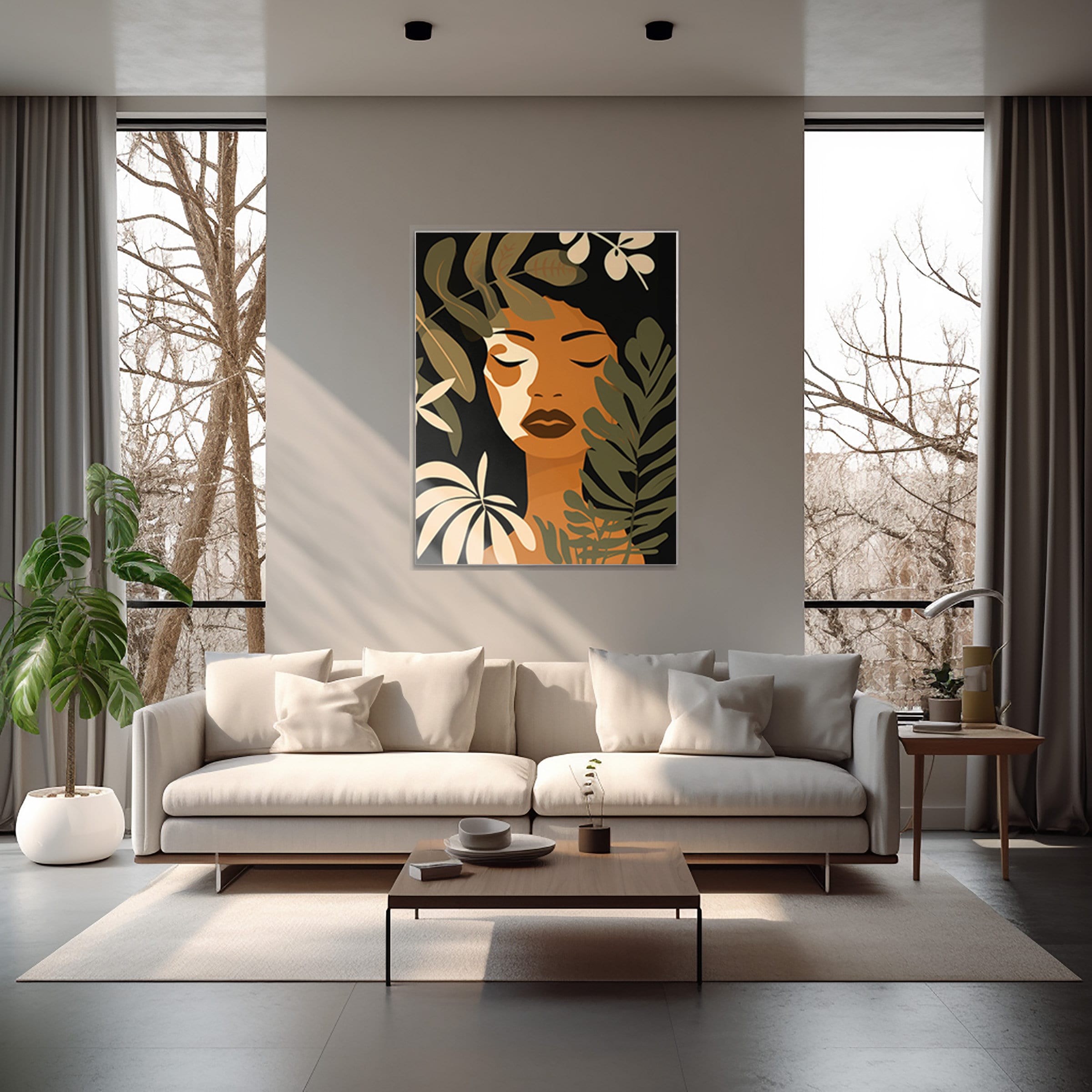 Self-reflection 1 -printable Wall Art| African American Art| Digital ...