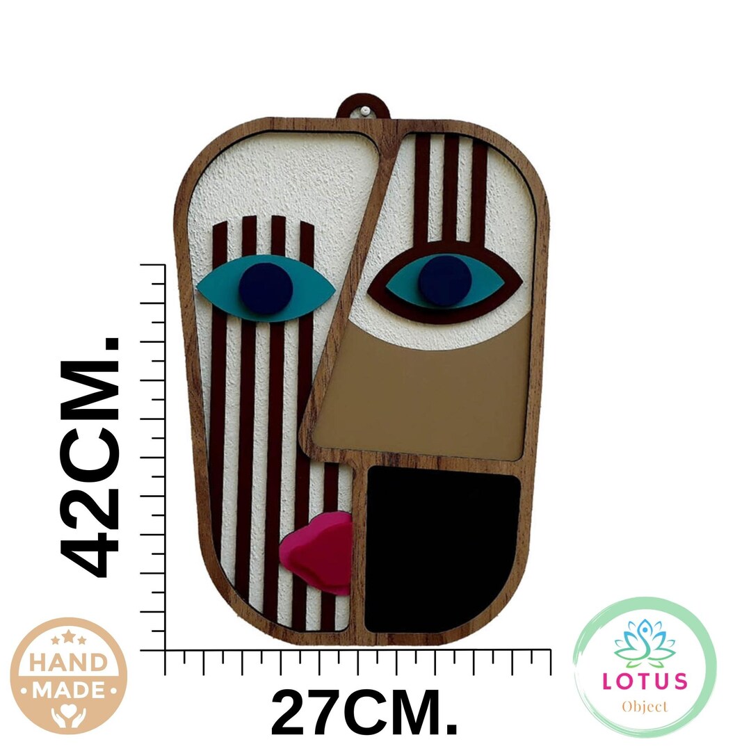 Monica Modern African Mask Hand Made 27*42 - Etsy