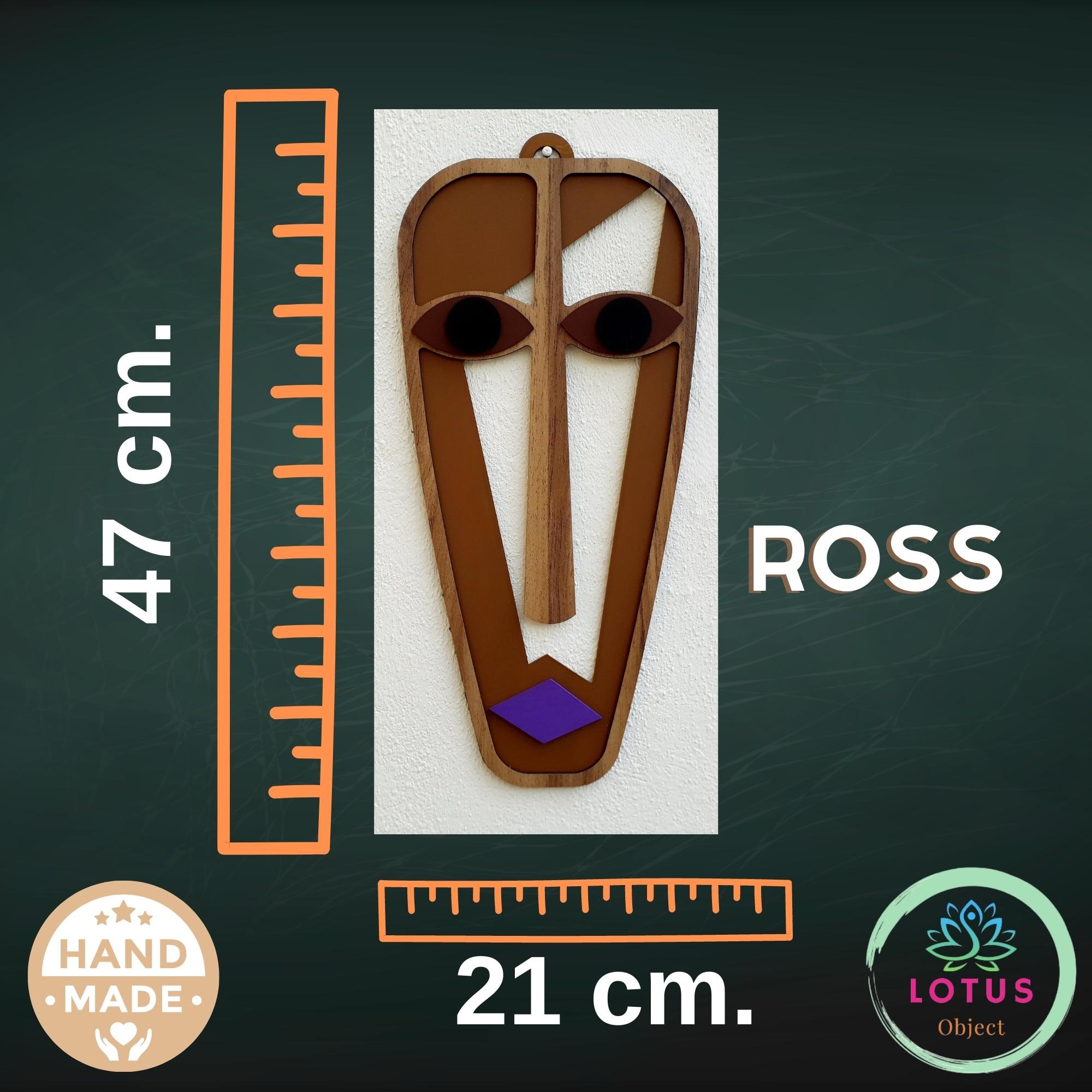 Ross Modern African Mask Hand Made 2147 - Etsy