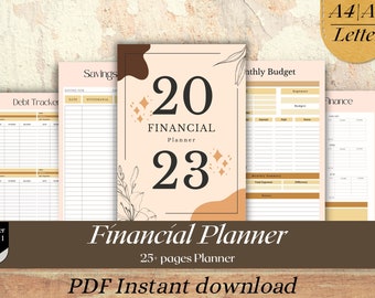Bill Checklist, Budget Planner Templates, Financial Savings Tracker ...