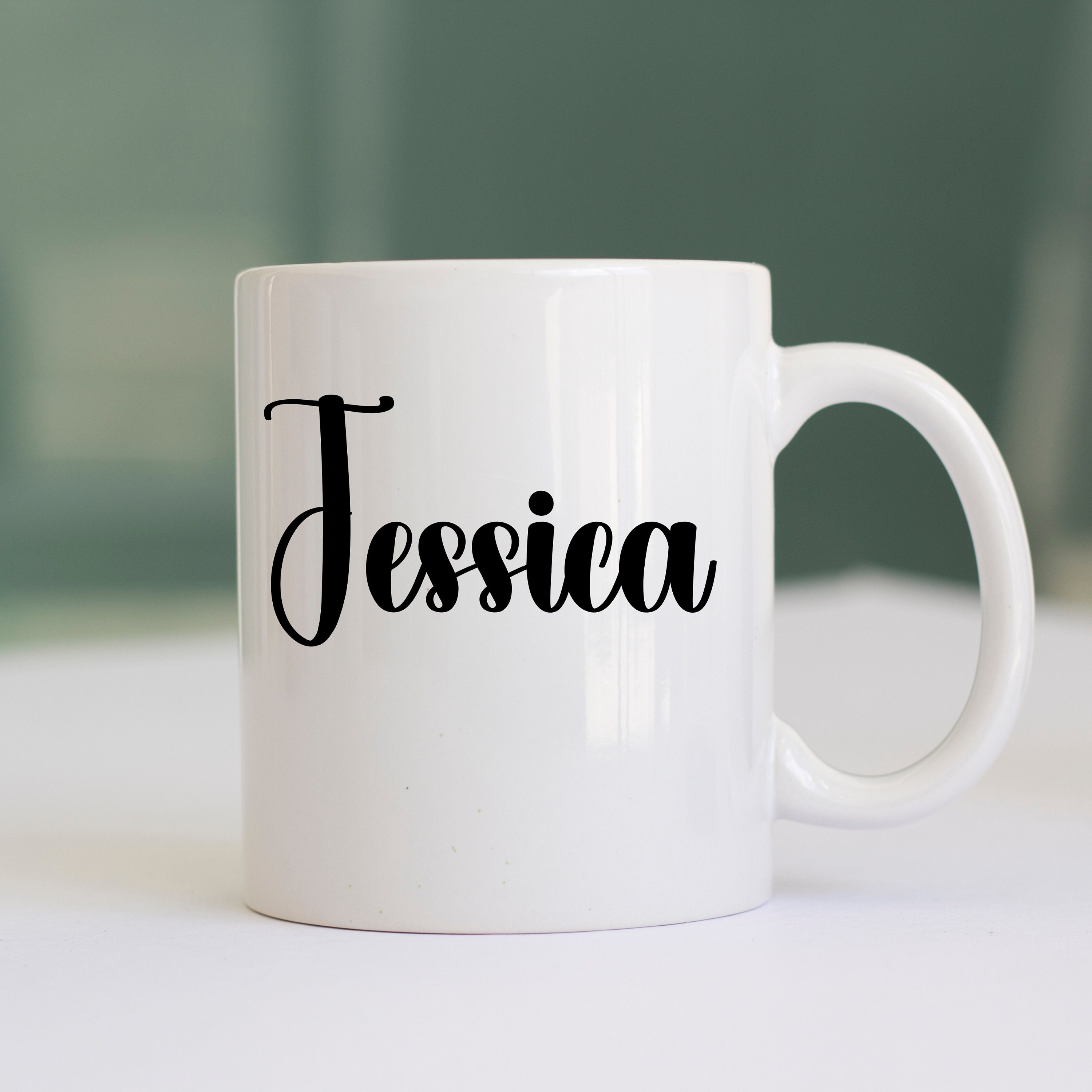 Jessica Script Name SVG Bundle Ideal for Customizing Mugs, Tumblers ...
