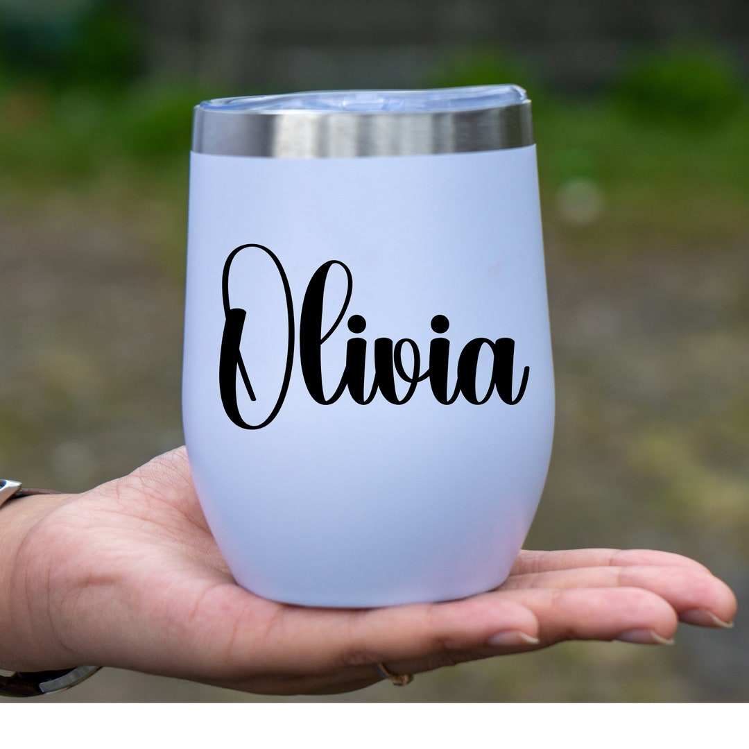 Olivia Script Name SVG Bundle Ideal for Customizing Mugs, Tumblers ...