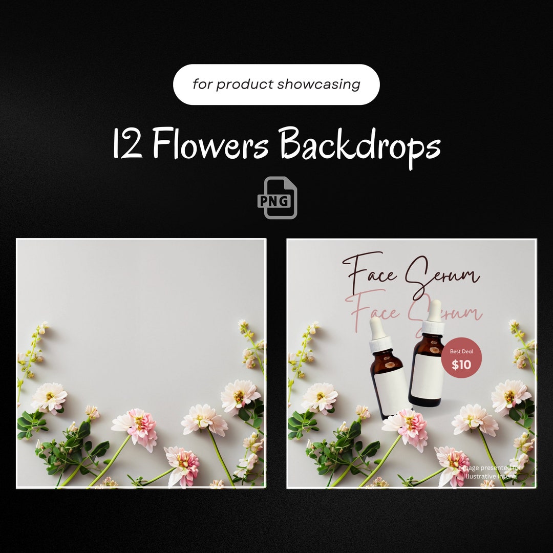 Flowers Backdrop Product Background Templates Flowers Png Product ...