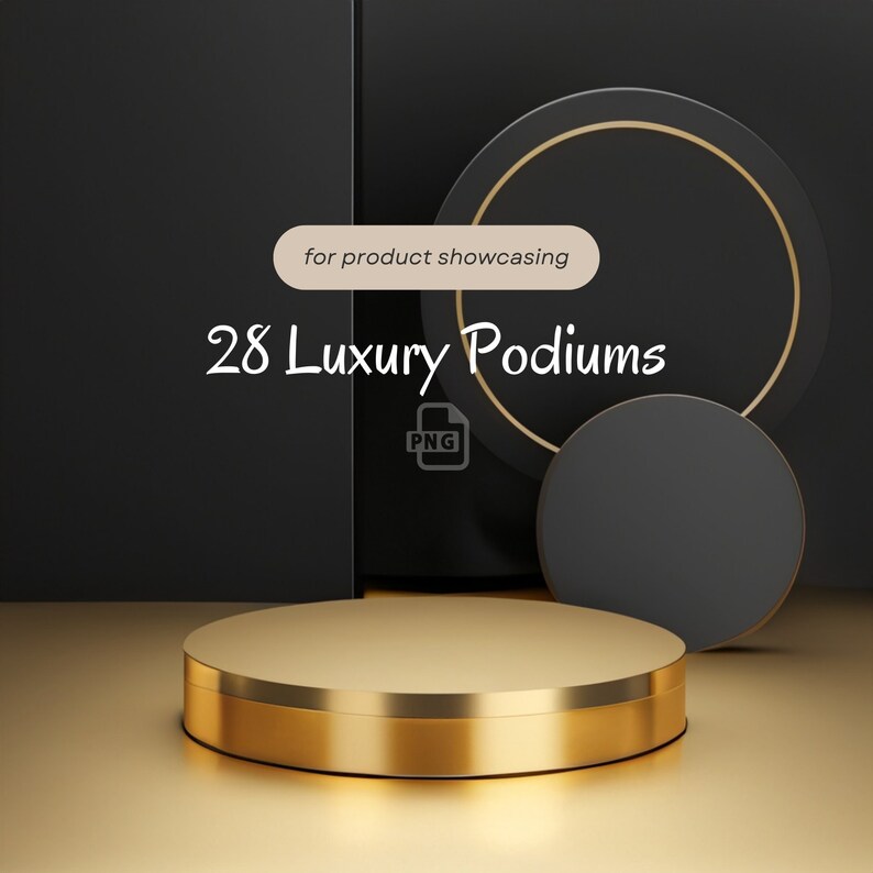 Black-gold Product Background Templates Product Presentation Mockups ...