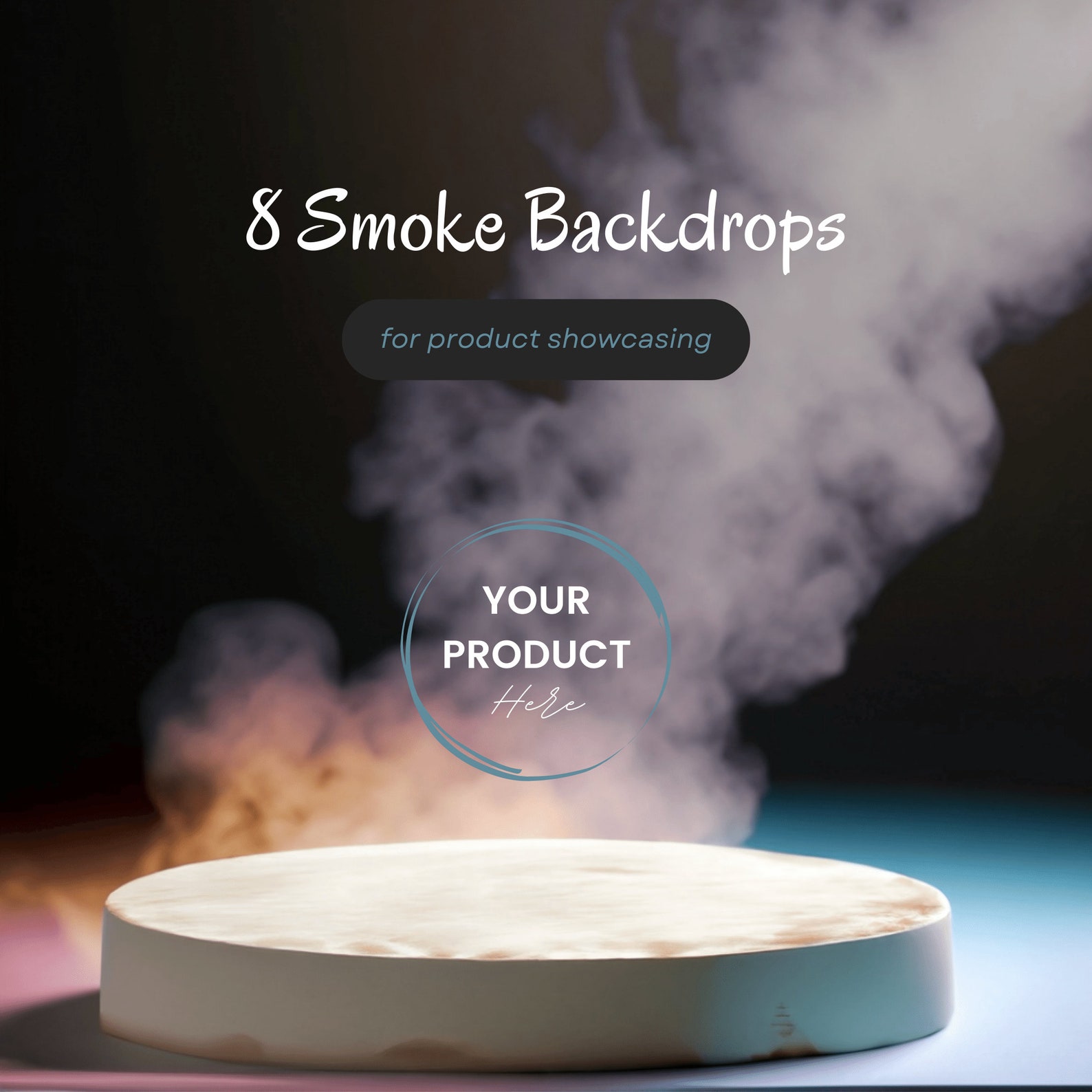 Smoke Podium Product Background | Steam Merchandise Presentation ...