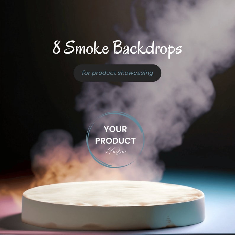 Smoke Podium Product Background | Steam Merchandise Presentation ...