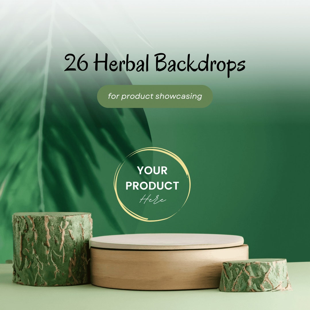 Green Product Background Templates | Product Presentation Mockups ...