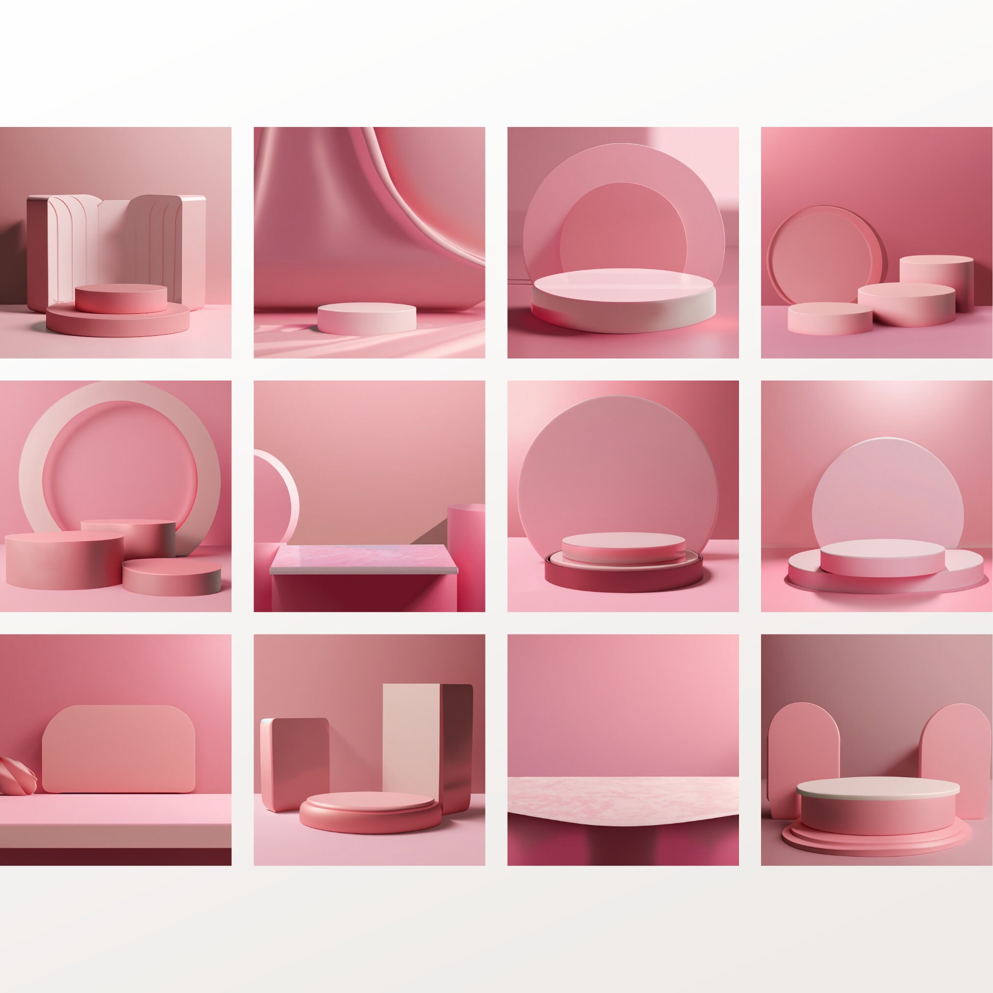 Pink Product Background Templates Product Presentation Mockups ...