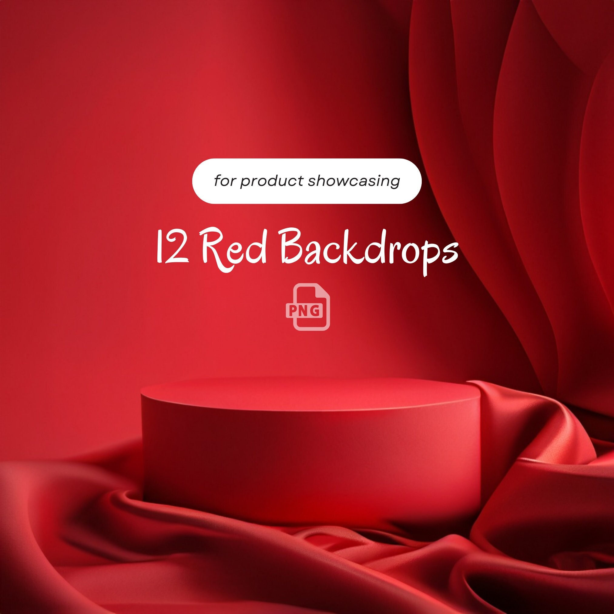 Red Product Background Templates Product Presentation Mockups Passion ...