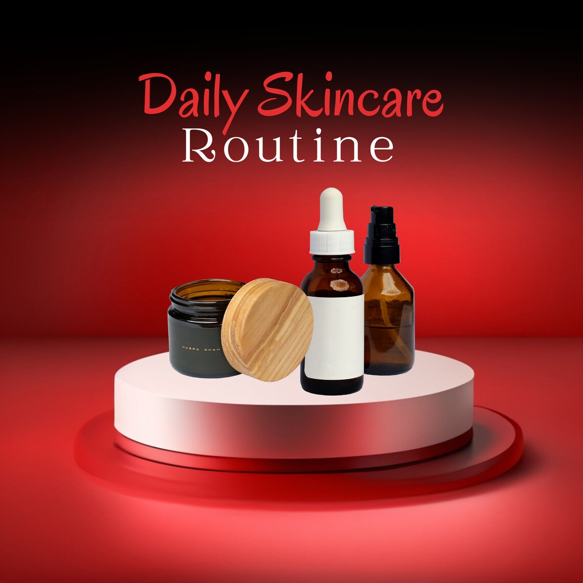 Red Product Background Templates Product Presentation Mockups Passion ...