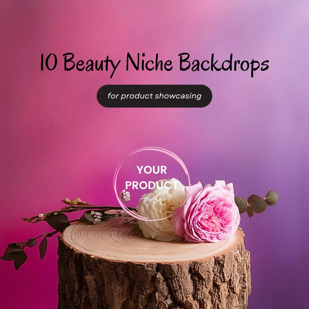 Beauty Niche Background | Merchandise Presentation Mockup | Fashion ...