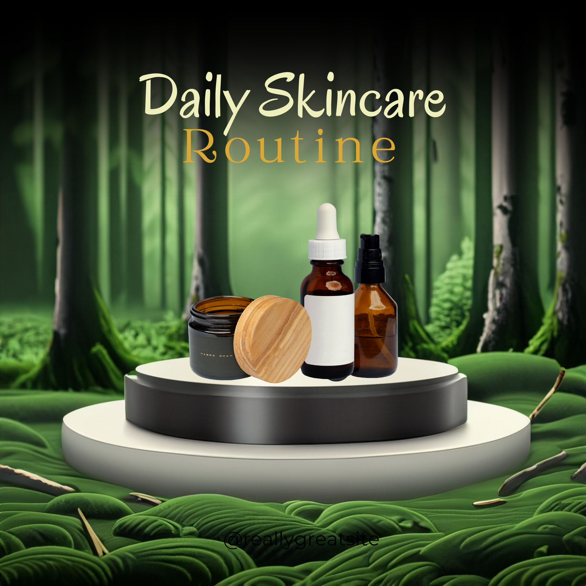 Forest Product Background Templates Product Presentation Mockups Nature ...