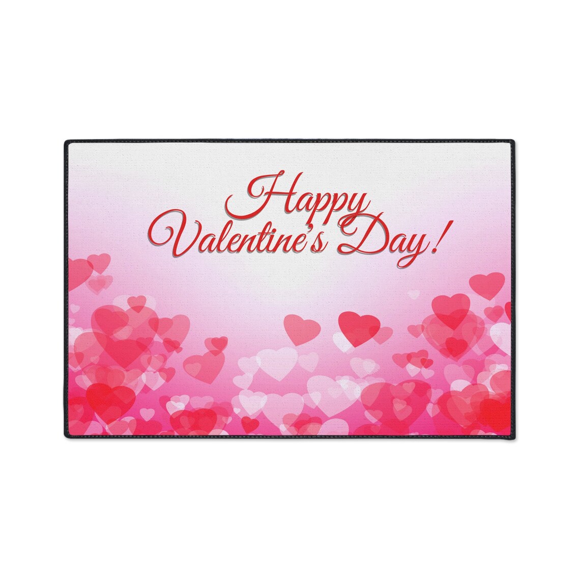 Happy Valentine's Day Heavy Duty Floor Mat, Valentine's Day Mat ...