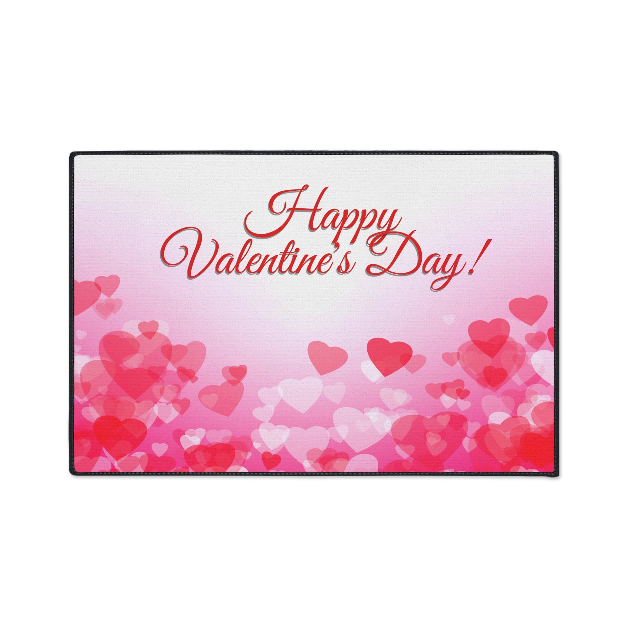 Happy Valentine's Day Heavy Duty Floor Mat, Valentine's Day Mat ...