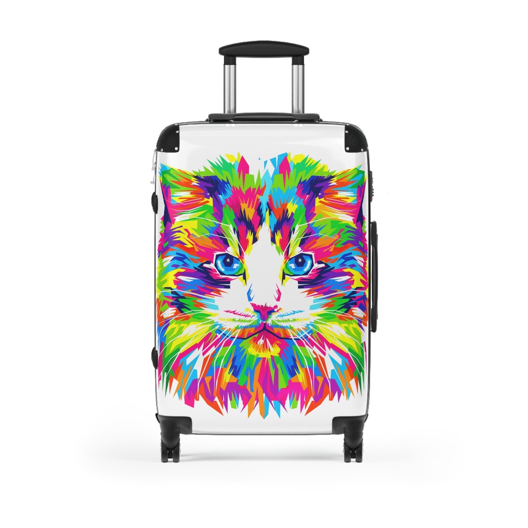 Colorful Kitty Suitcases - Etsy