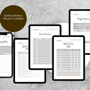 Ultimate Goal Tracker and Project Organizer Printable Bundle Plan Your ...