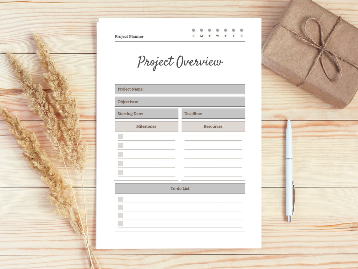 Ultimate Goal Tracker and Project Organizer Printable Bundle - Etsy