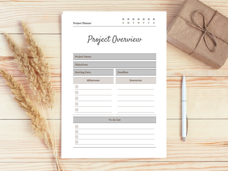 Ultimate Goal Tracker and Project Organizer Printable Bundle Plan Your ...