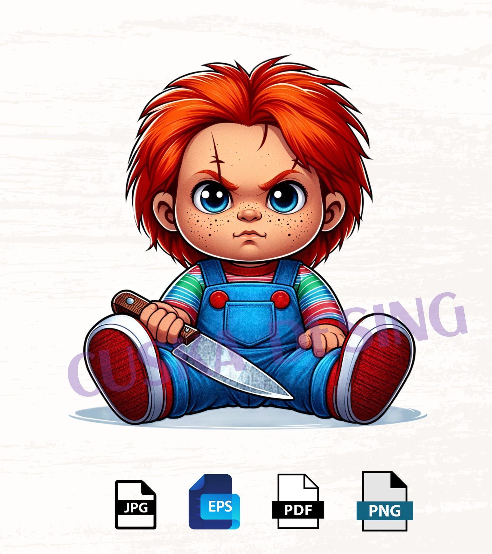 Chucky Chibi Png, Chucky Horror Movie Png, Halloween Png, PNG, High ...
