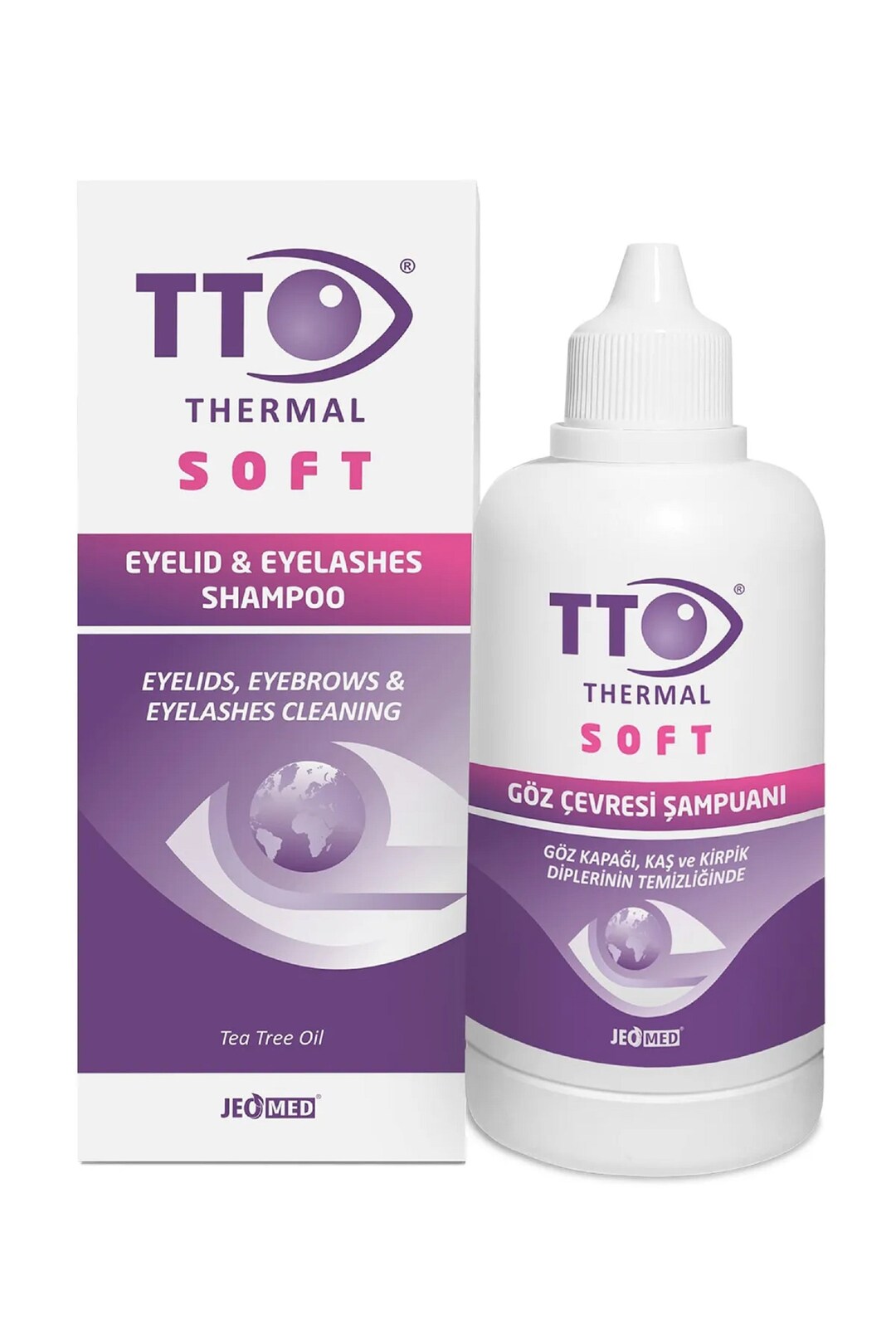 Eyelid & Eyelashes Shampoo, Natural Tea Tree Oil, Herbal Support ...