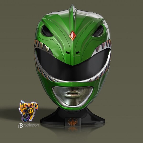 Green Ranger Helmet - Etsy