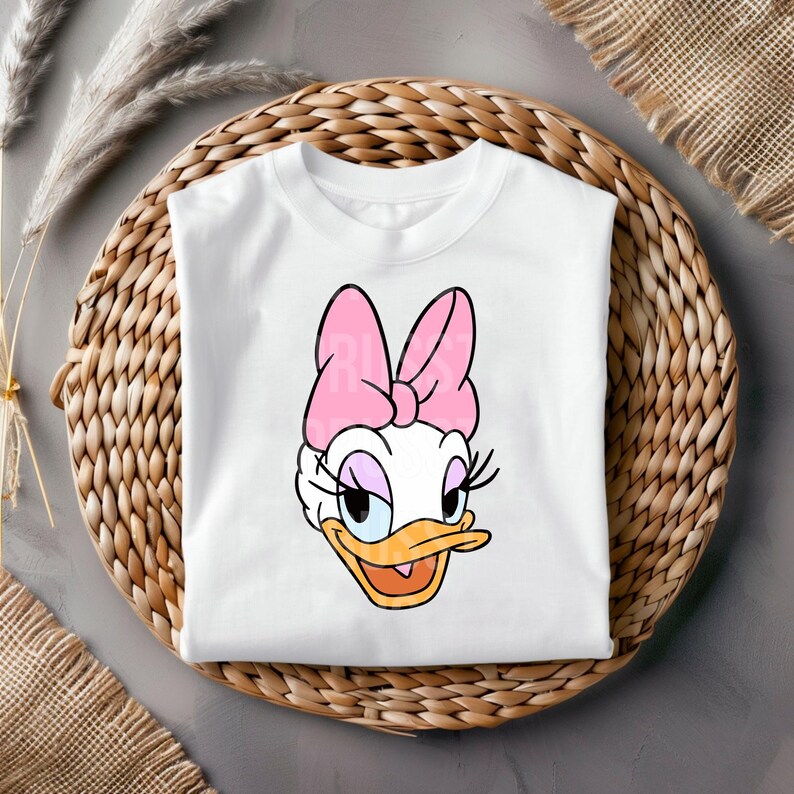Cute Daisy Duck Inspired SVG PNG Bundle | Cartoon Girl Duck Cut Files ...