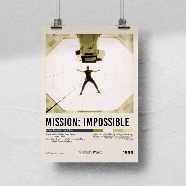 Mission Impossible Digital Poster - Etsy
