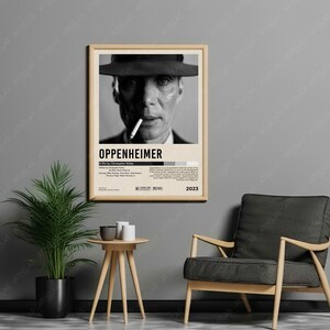 Oppenheimer Movie Poster: Minimalist Retro Art Print (digital Download ...