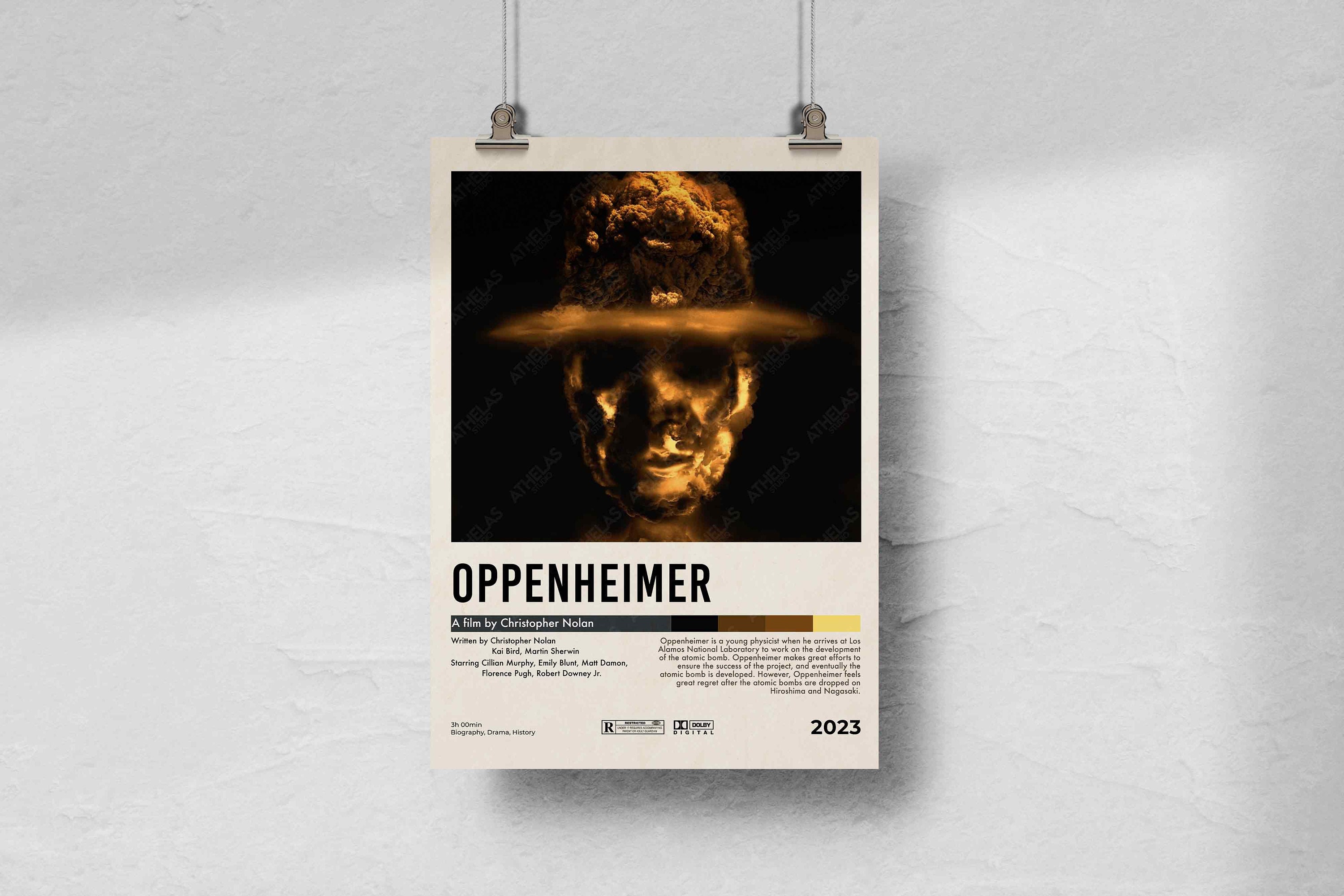 Oppenheimer Poster, Oppenheimer Movie 2023, Oppenheimer Merch ...