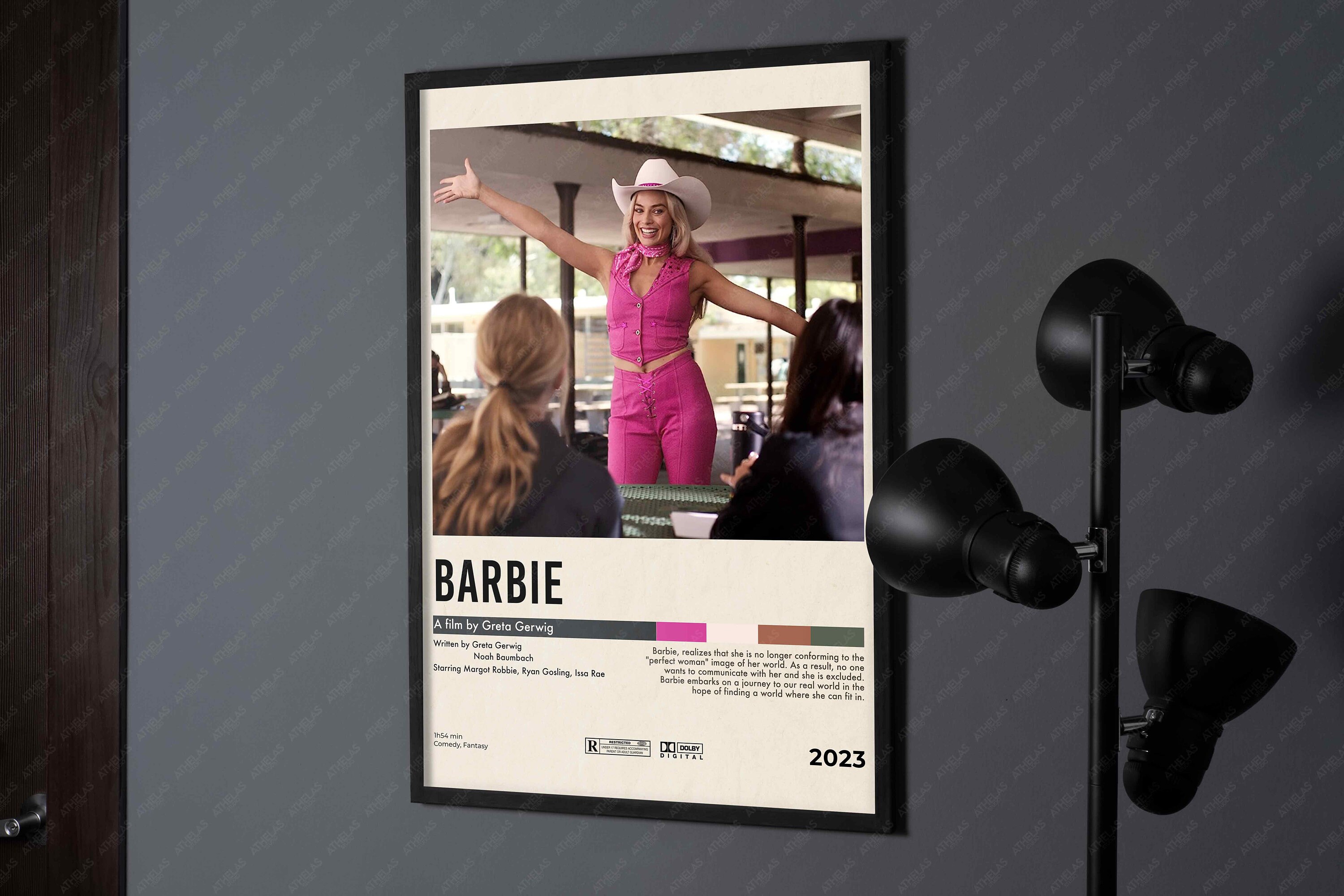 Barbie | Minimalist Movie Poster | Vintage Retro Art Print