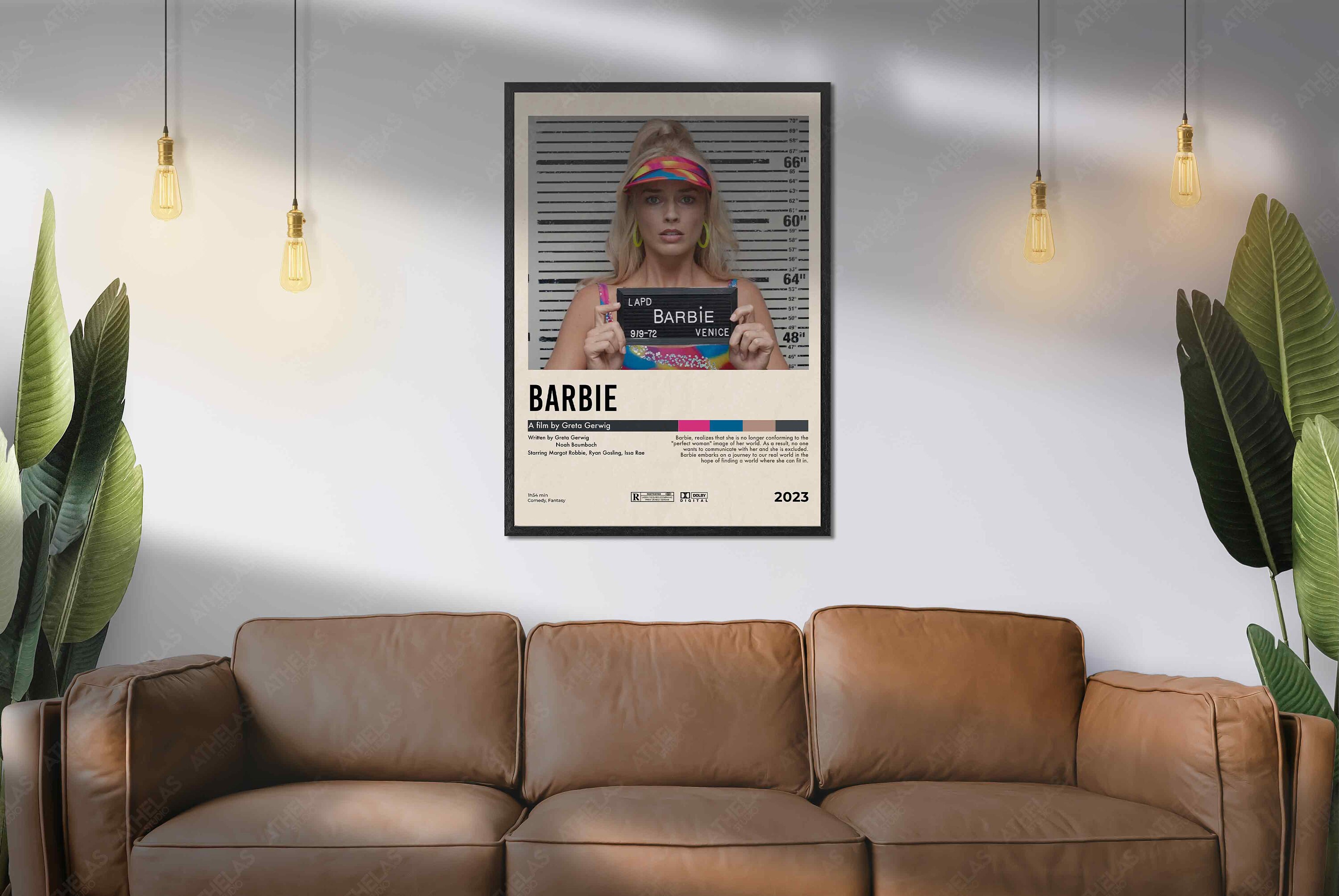 Barbie | Minimalist Movie Poster | Vintage Retro Art Print