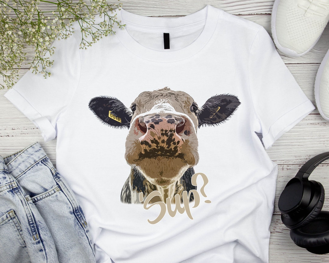 Funny Cow Clipart - Sublimation Design, Png Design, Cow Sublimation ...