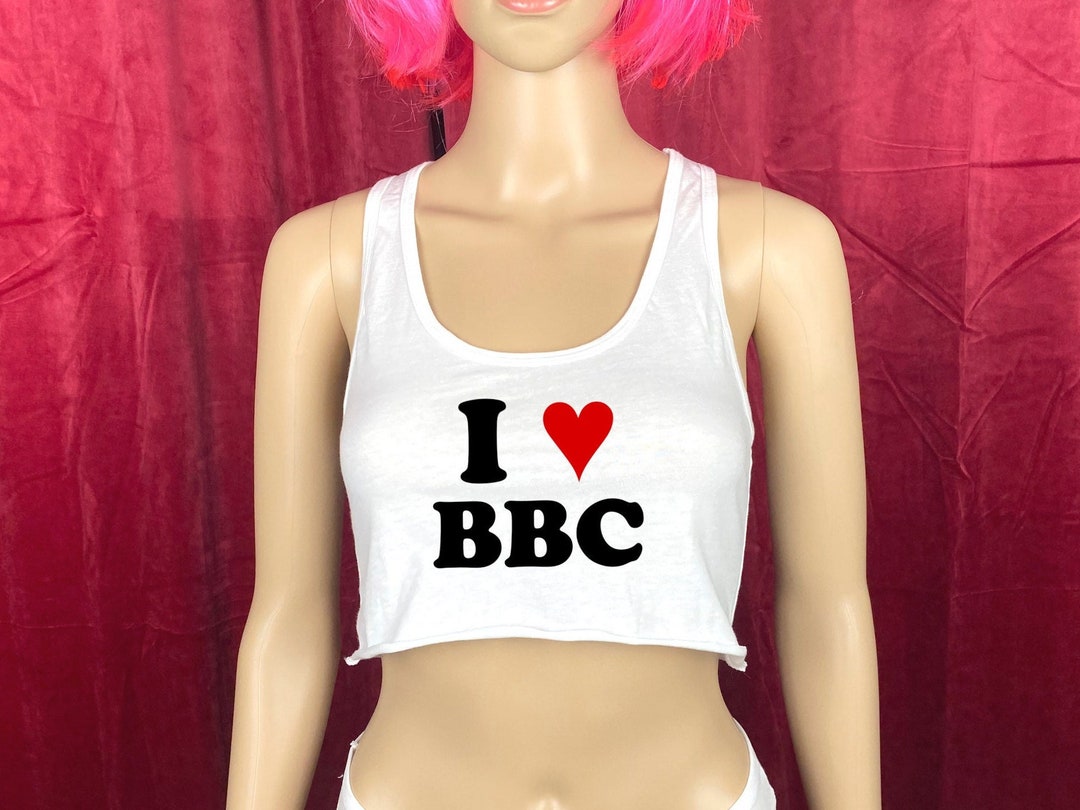 I Love BBC Crop Top Queen of Spades Shirt Hotwife Clothing QOS Cuckold Slut Clothes - Etsy