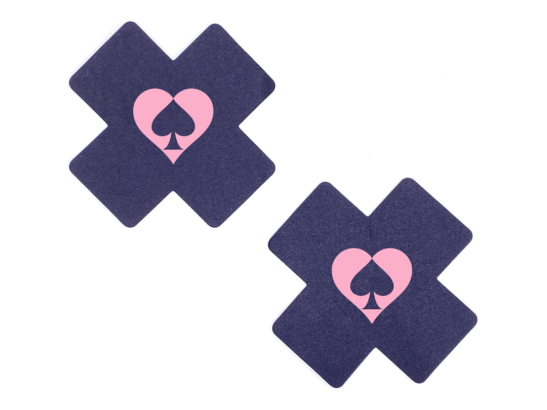 Queen of Spades Stickers BBC Only Heart Body Art Hotwife Clothing QOS ...