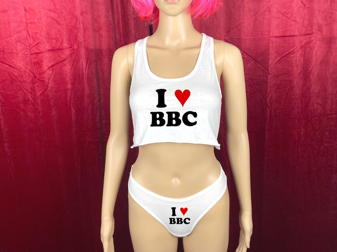 I Love BBC Lingerie Set Queen of Spades Crop Top Thong QOS BBC Hotwife Clothing Pajama Set - Etsy