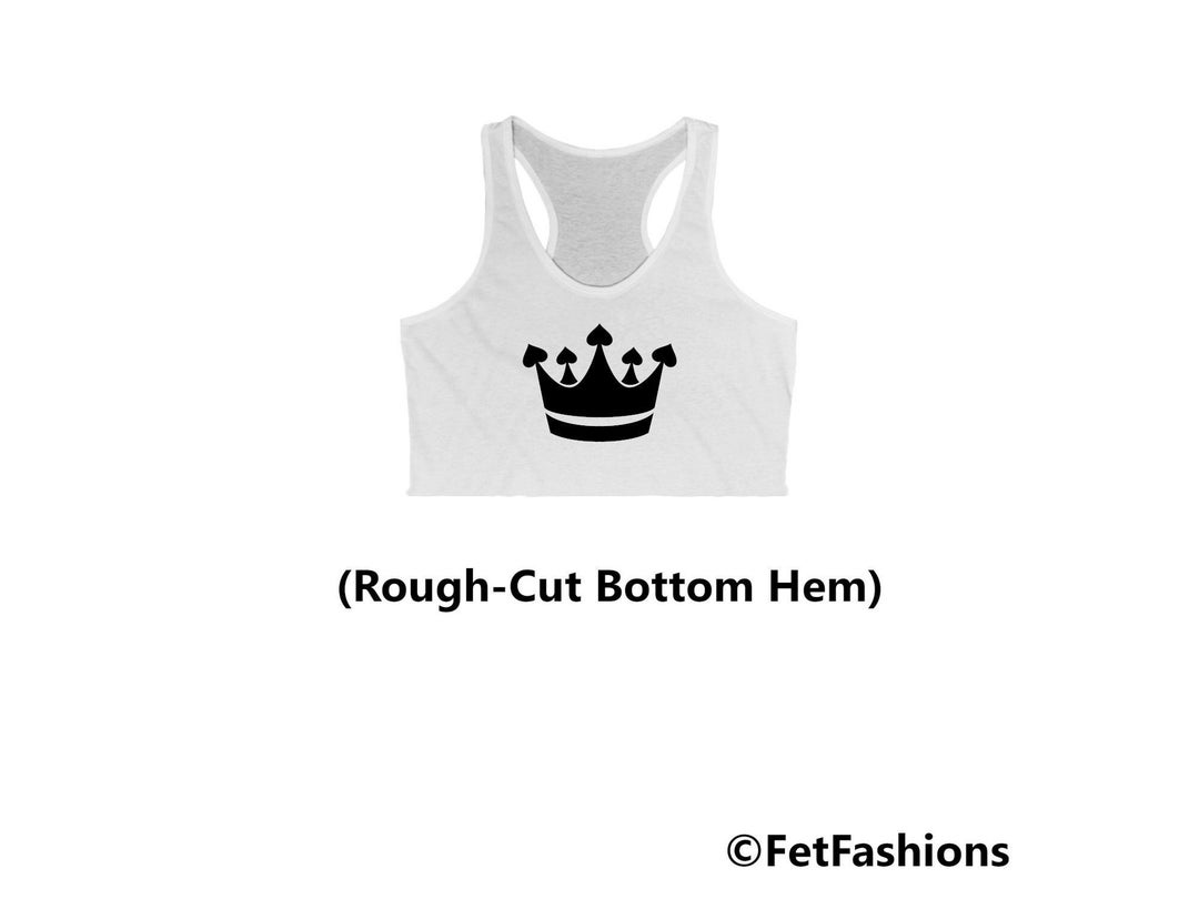 Queen of Spades Crop Top Subtle QOS Crown Shirt BBC Hotwife - Etsy